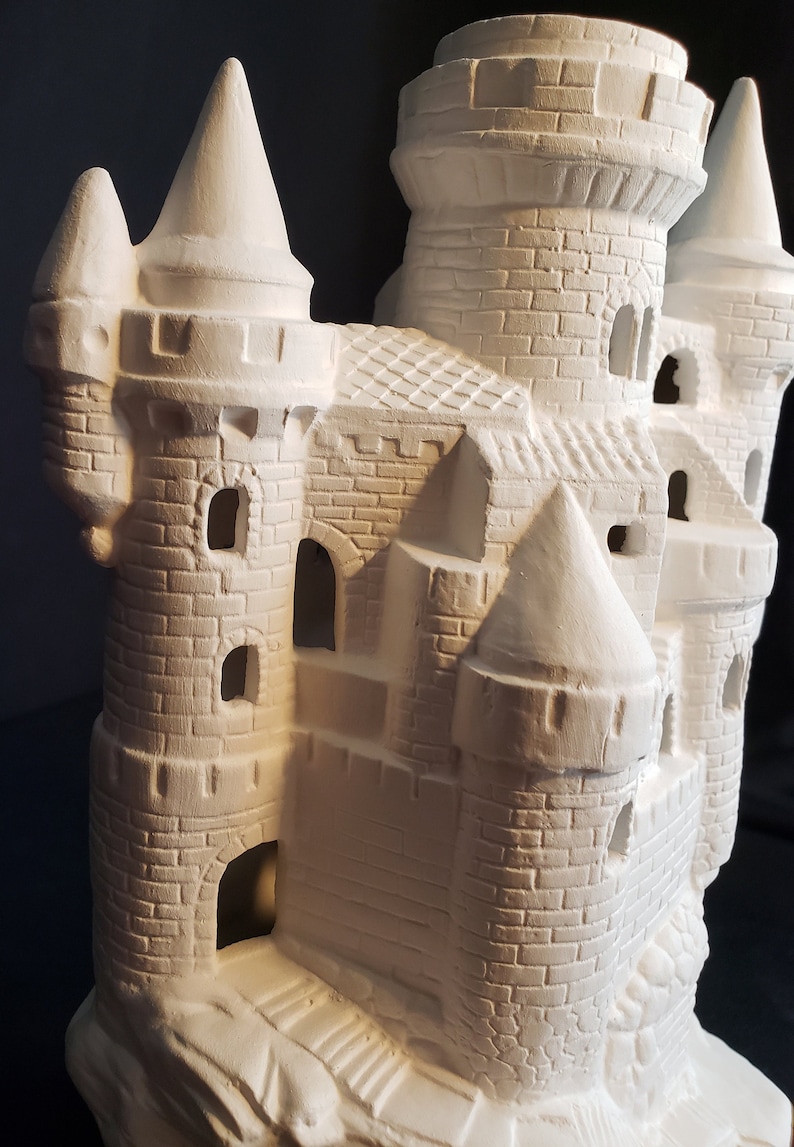 Ceramic Bisque Medieval Castle for Shelf or Aquarium - Etsy