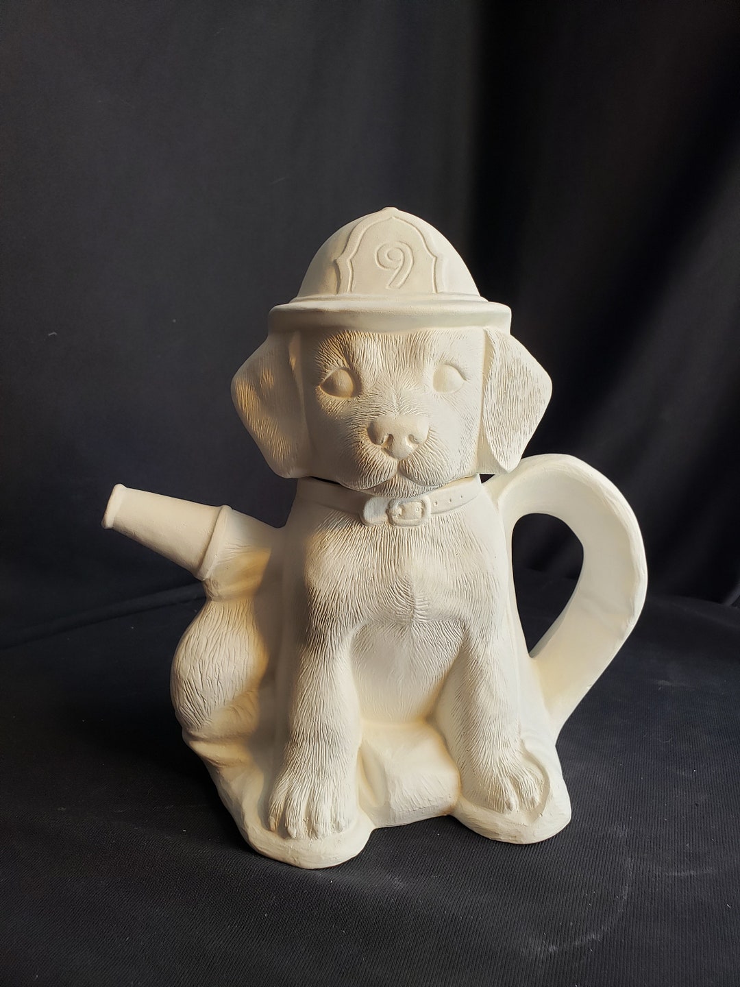 Ceramic Bisque - Puppy With Firehose Teapot - Etsy