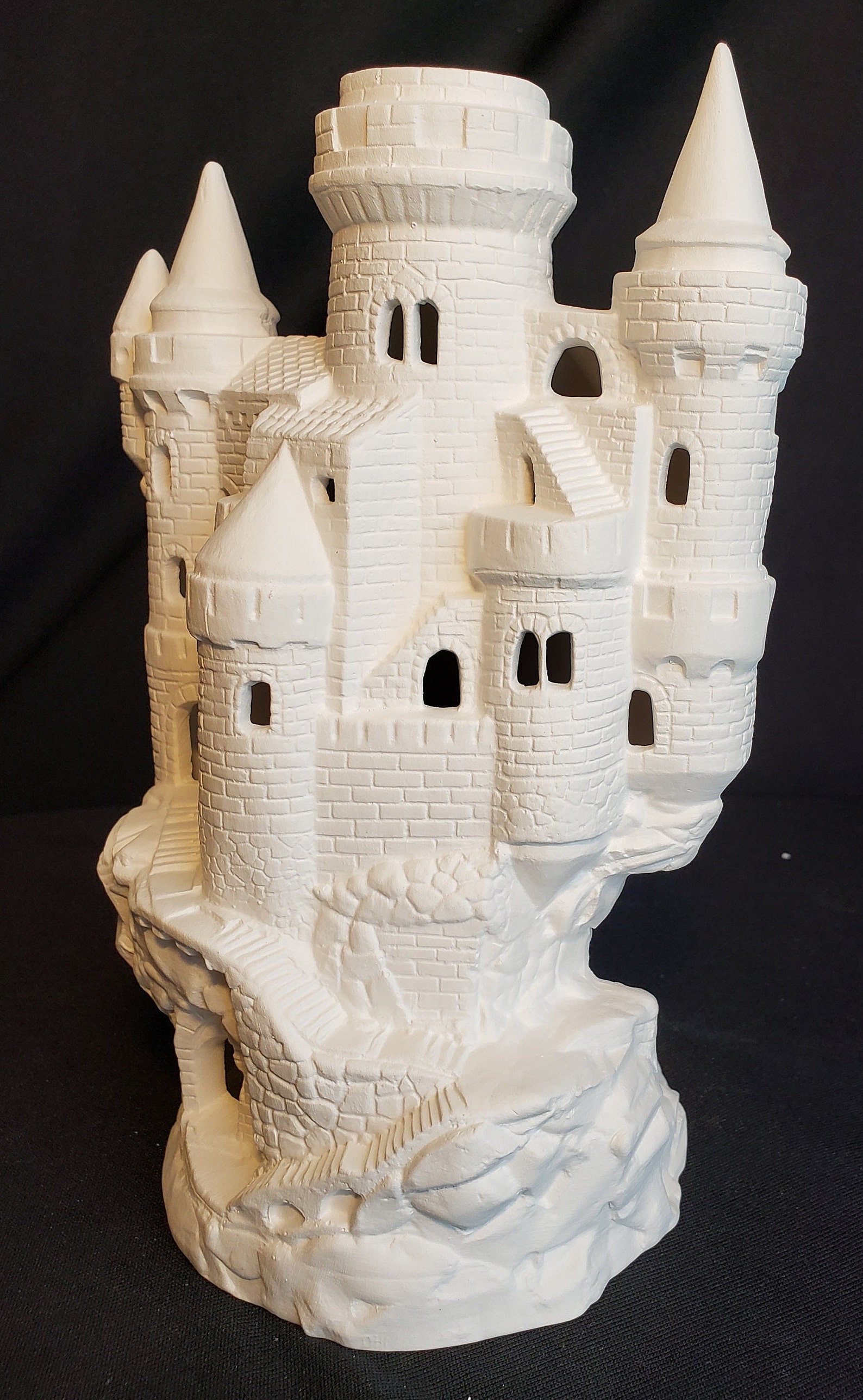 Ceramic Bisque Medieval Castle for Shelf or Aquarium - Etsy