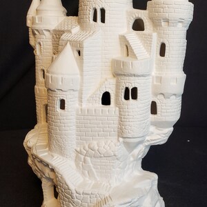 Ceramic Bisque - Medieval Castle for Shelf or Aquarium - Etsy