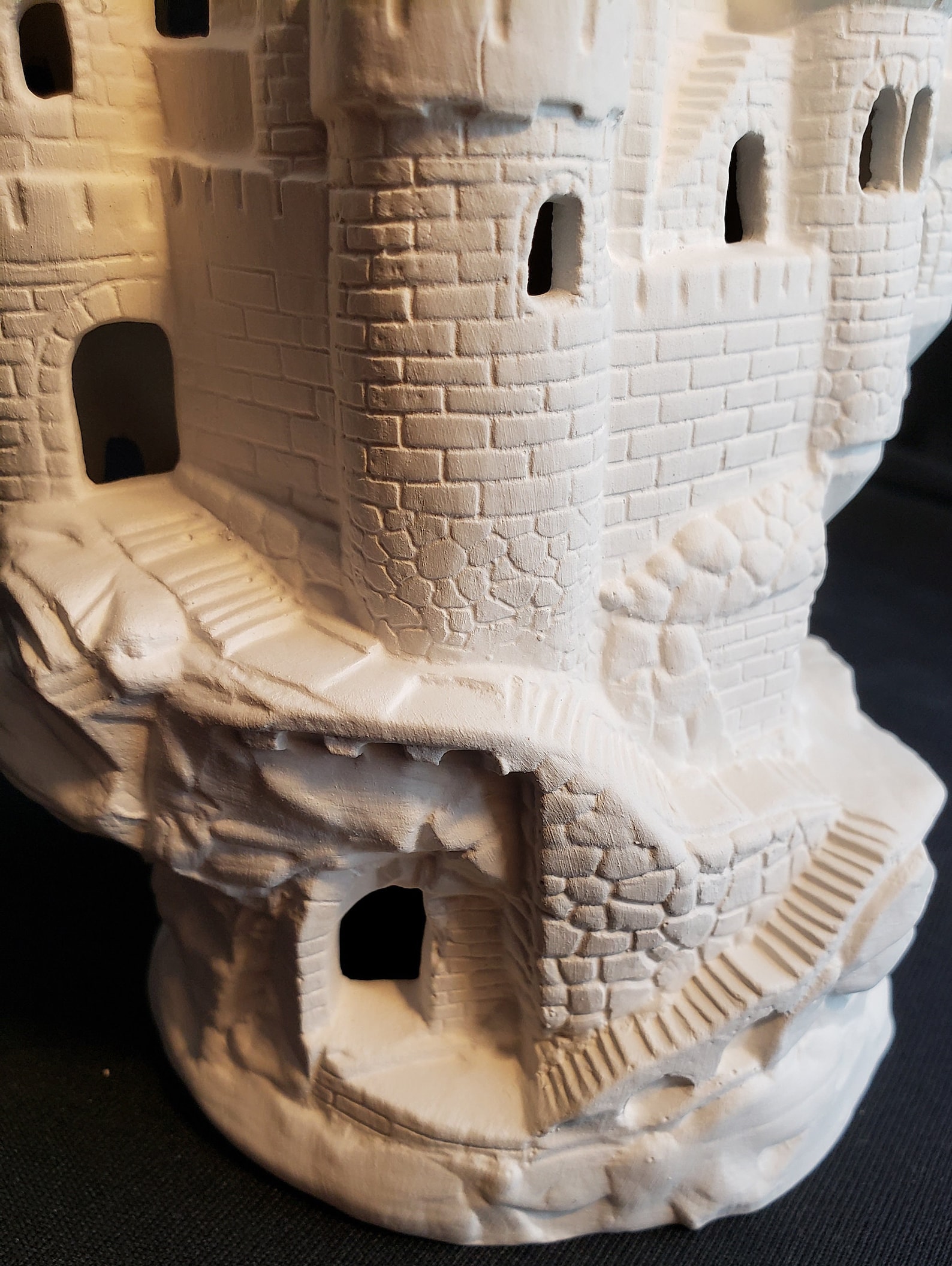 Ceramic Bisque - Medieval Castle for Shelf or Aquarium - Etsy