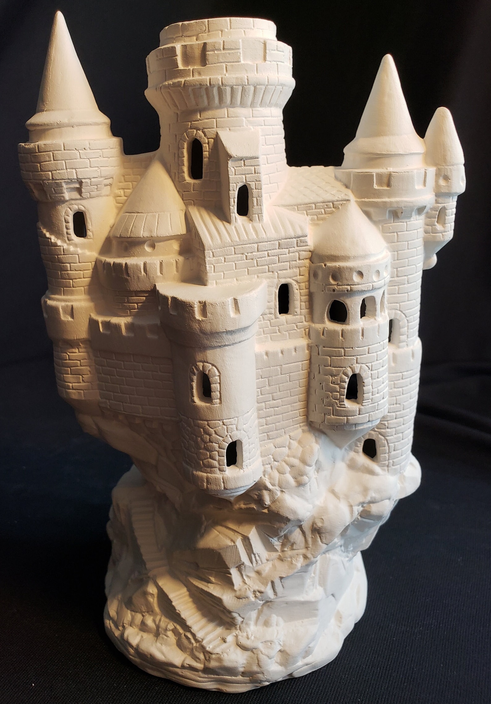 Ceramic Bisque - Medieval Castle for Shelf or Aquarium - Etsy