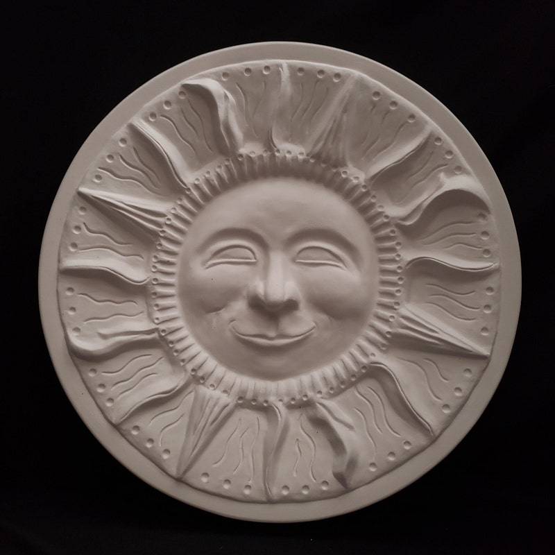 Wall Art Sun Ceramic - Etsy