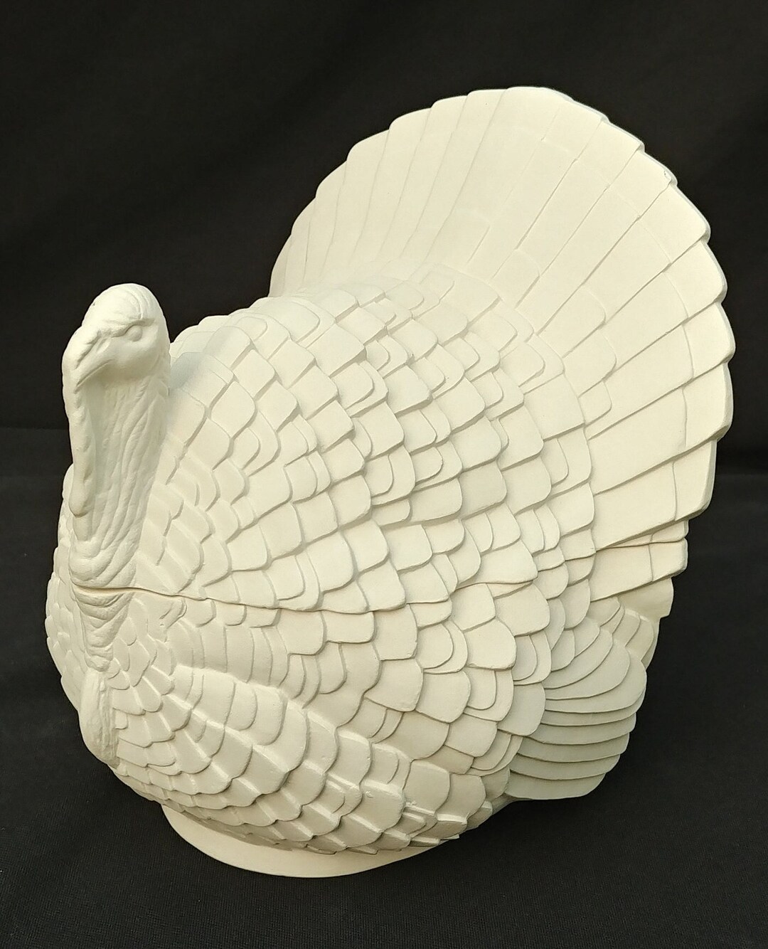 Ceramic Bisque - Large Thanksgiving Turkey Candy Dish - Etsy