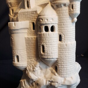 Ceramic Bisque - Medieval Castle for Shelf or Aquarium - Etsy