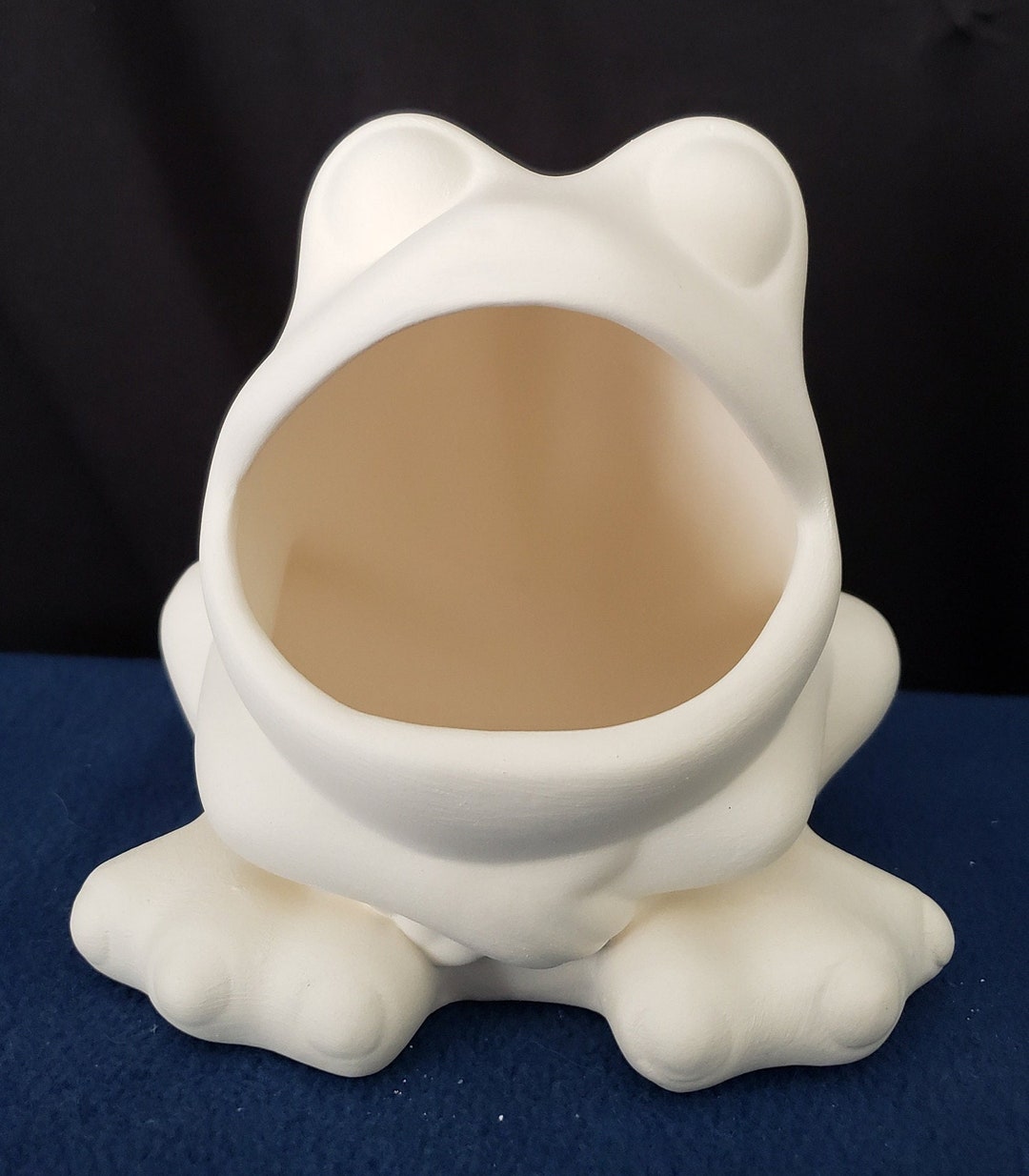 Ceramic Bisque - Vintage Frog Scrubby - Etsy