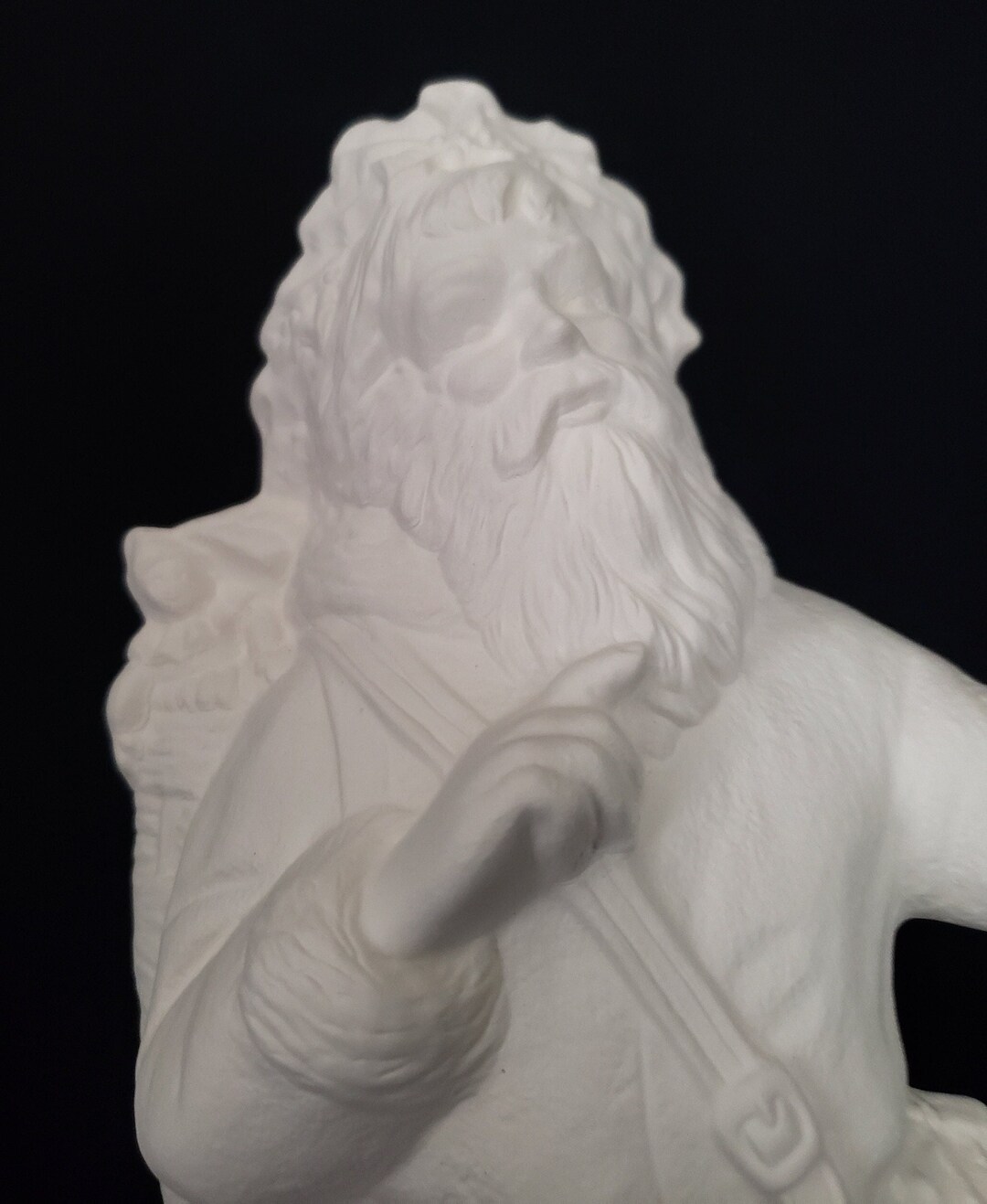 Ceramic Bisque - Old World Santa With Dove - Etsy