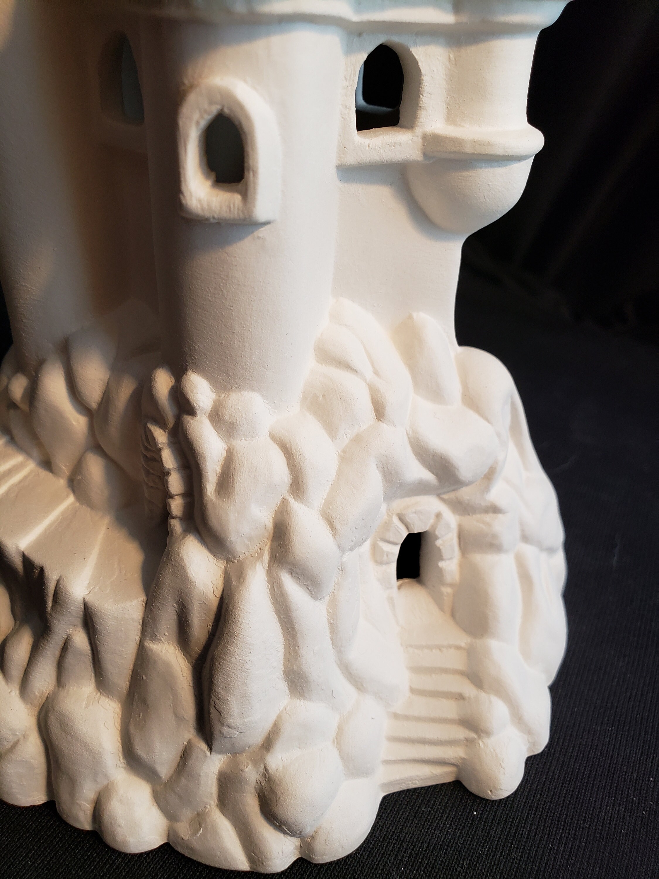 Ceramic Bisque 9 Tall Castle for Shelf or Aquarium - Etsy