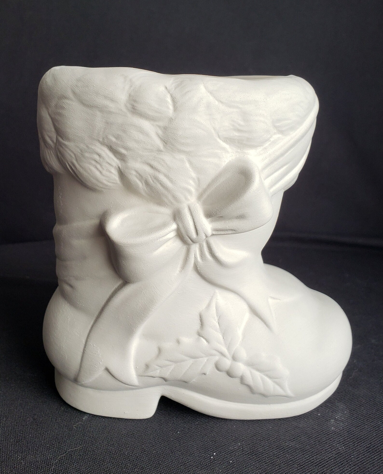 Ceramic Bisque - Santa Boot/ Candy Cane Boot - Etsy