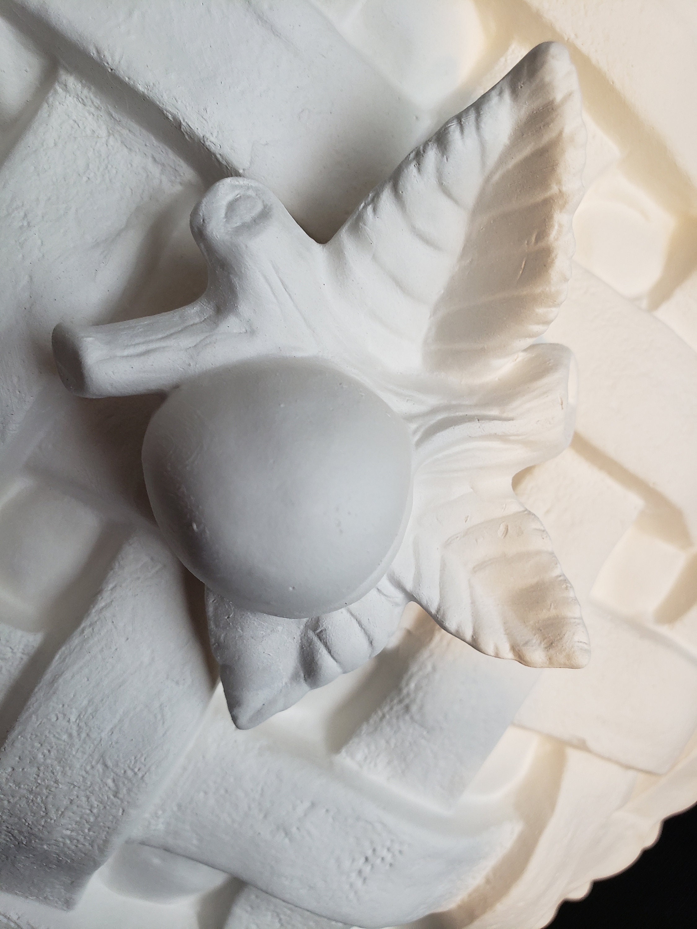 Ceramic Bisque Classic Pie Plate and Lace Crust Lid | Etsy