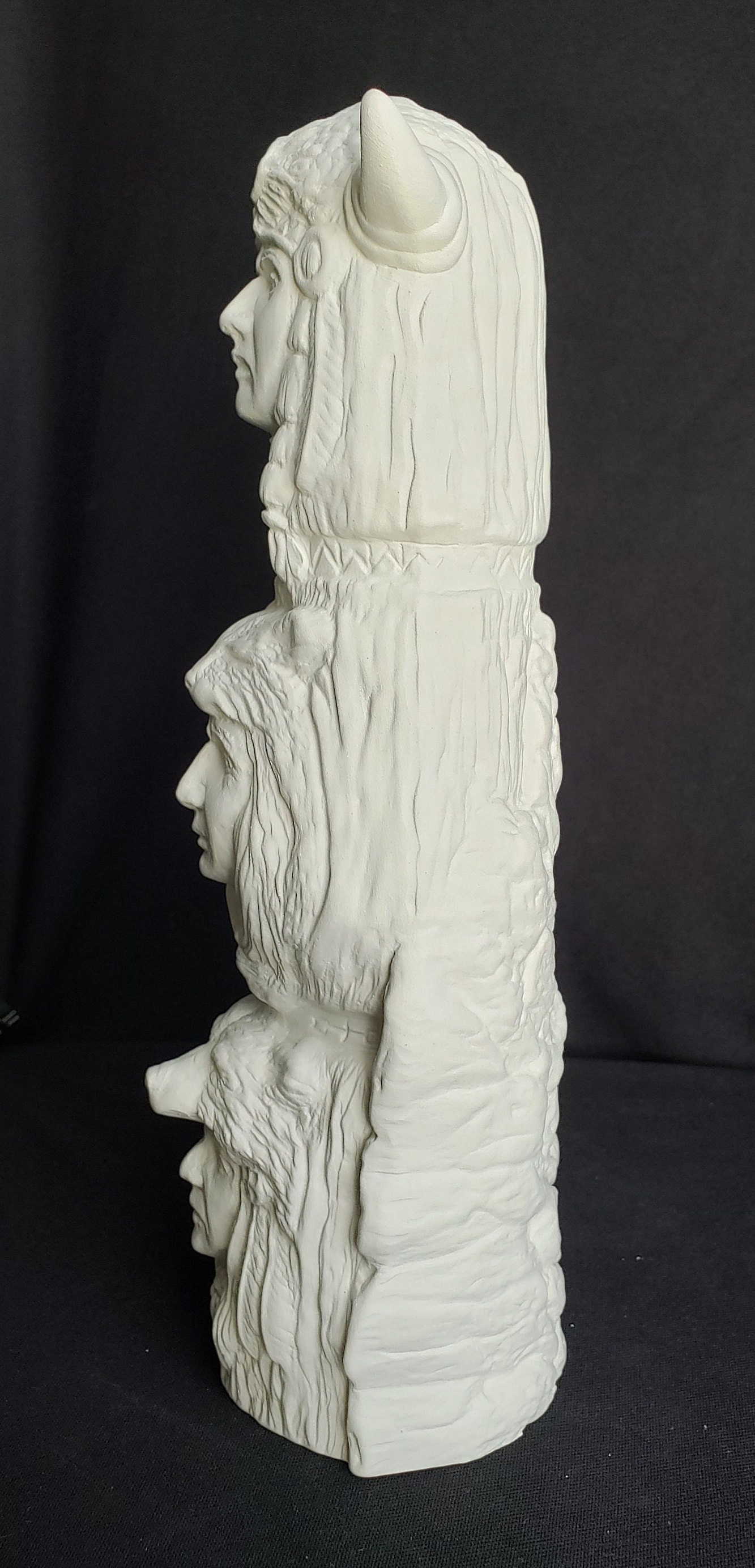 Ceramic Bisque - Native American Totem - Etsy