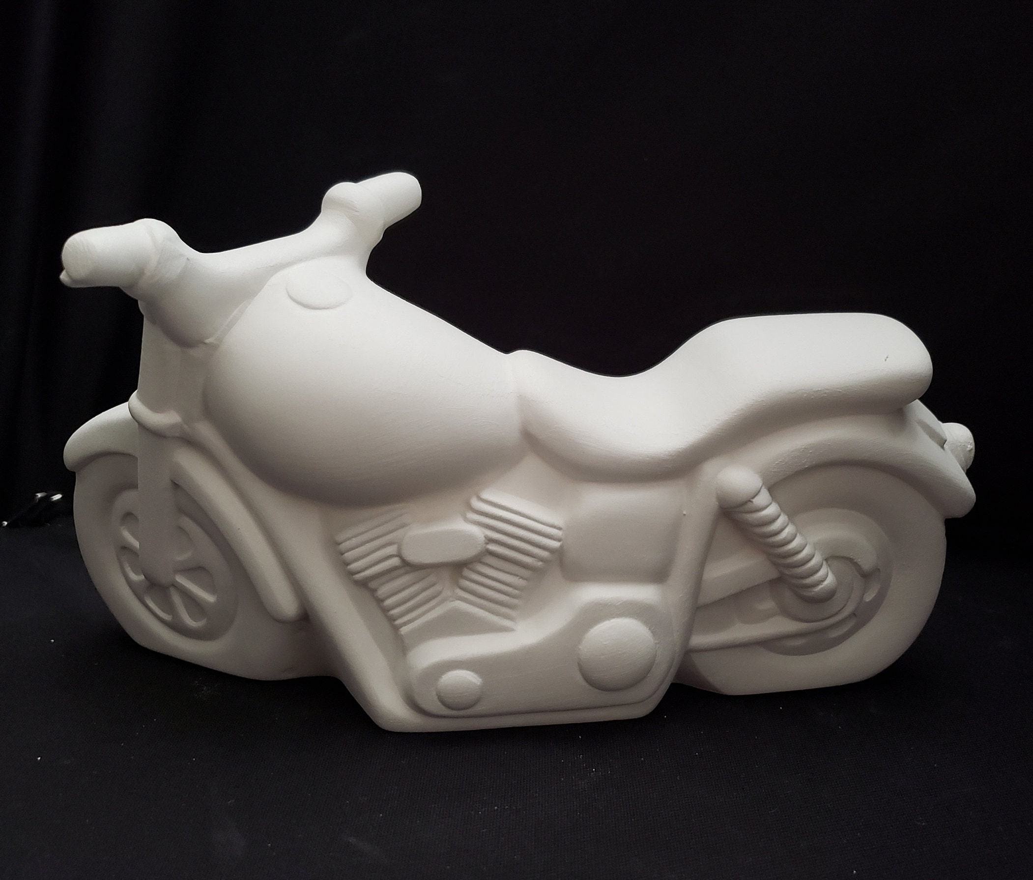 Ceramic Bisque - Vintage Motorcycle - Etsy