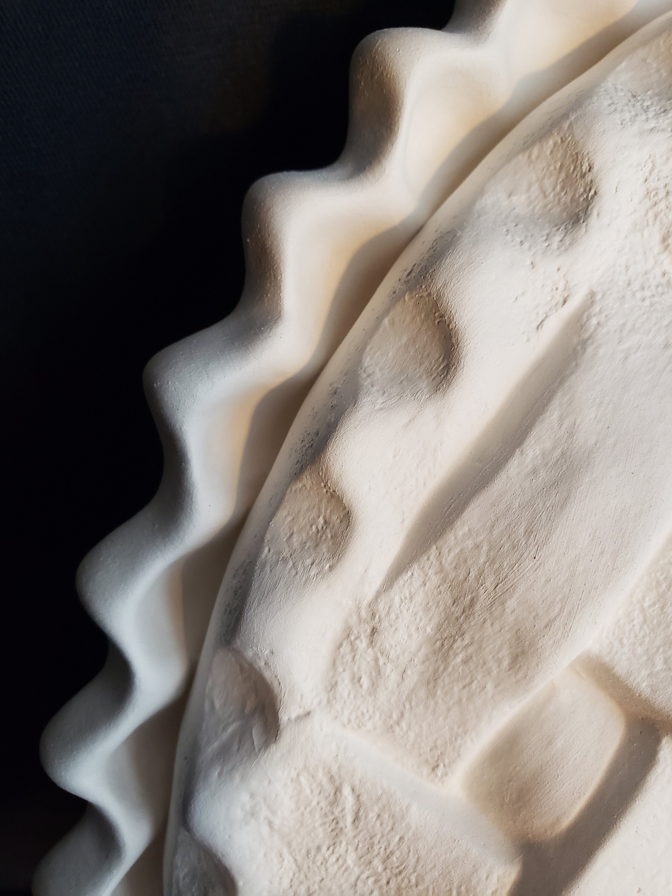 Ceramic Bisque Classic Pie Plate and Lace Crust Lid | Etsy