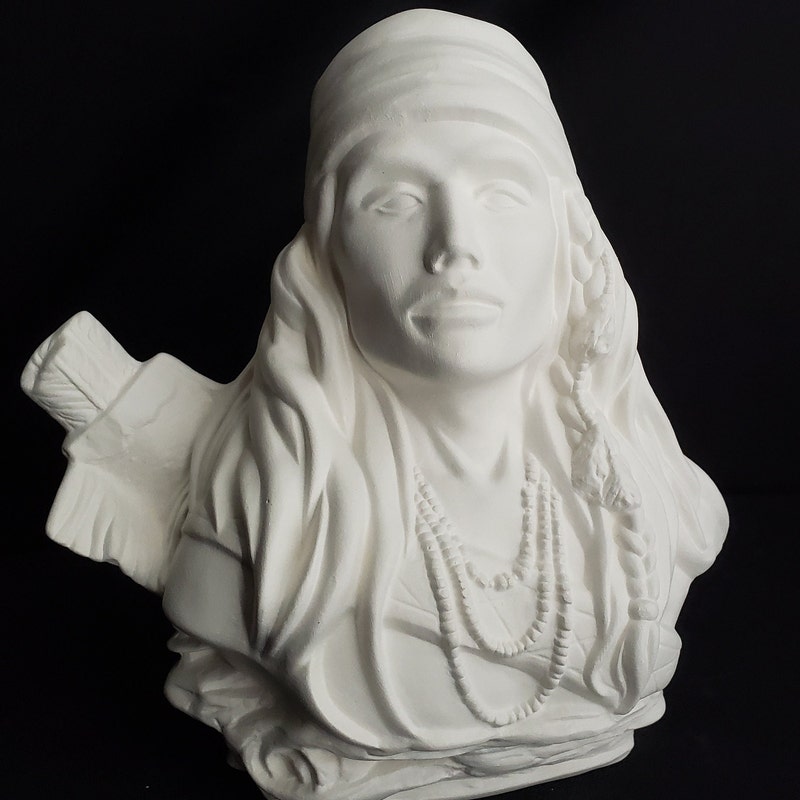 Ceramic Indian Busts - Etsy