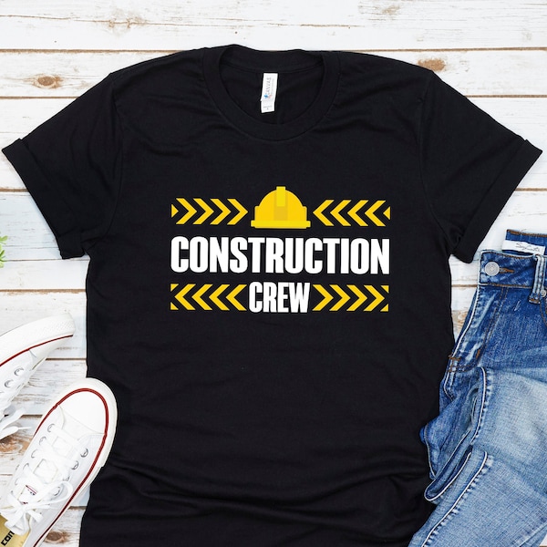 Construction Crew Shirt - Etsy