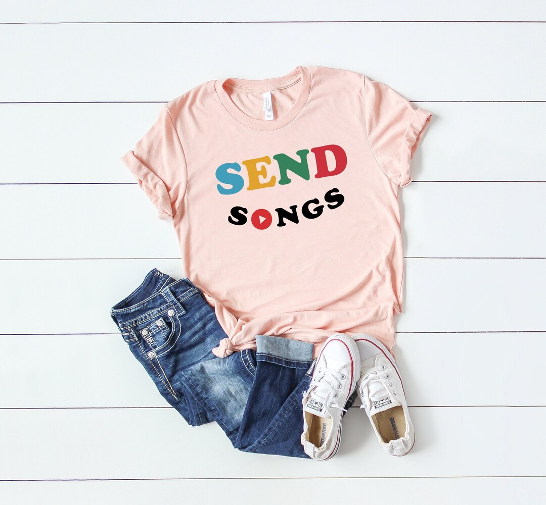 Send Songs Unisex Tee Shirt, Custom Song Shirts, Couples Gift For ...