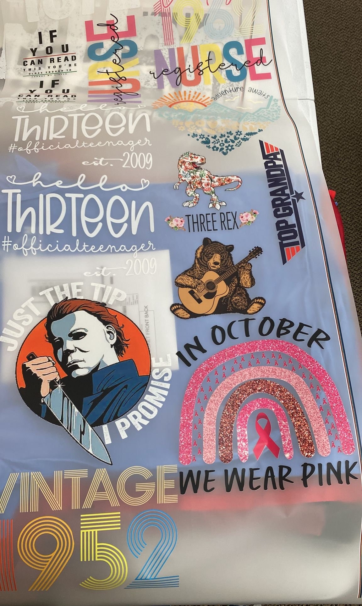 Custom DTF Transfers, Personalized DTF Prints, Full Color Heat Transfer ...