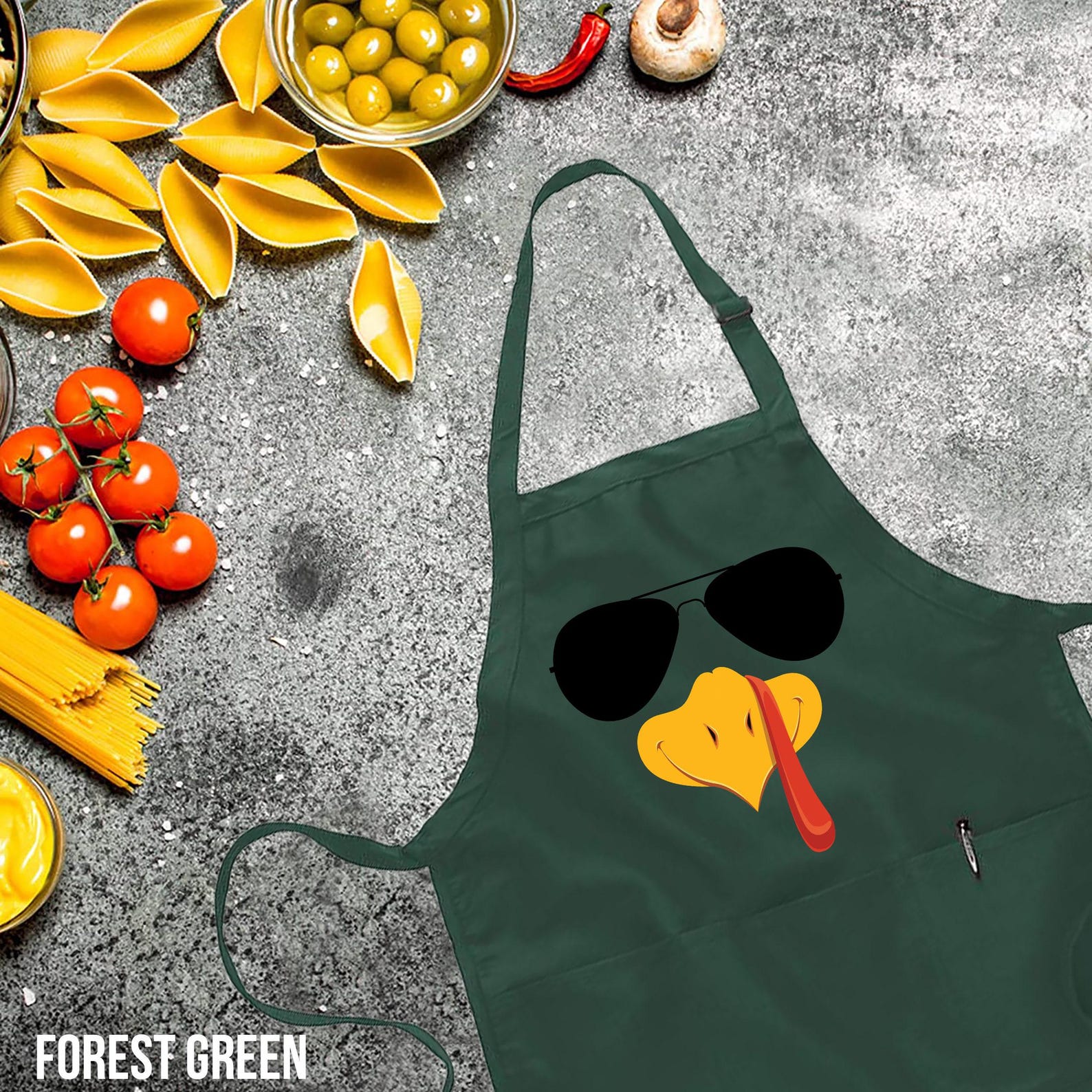 Personalized Thanksgiving Aprons for Women Men, Cute Turkey Fall ...