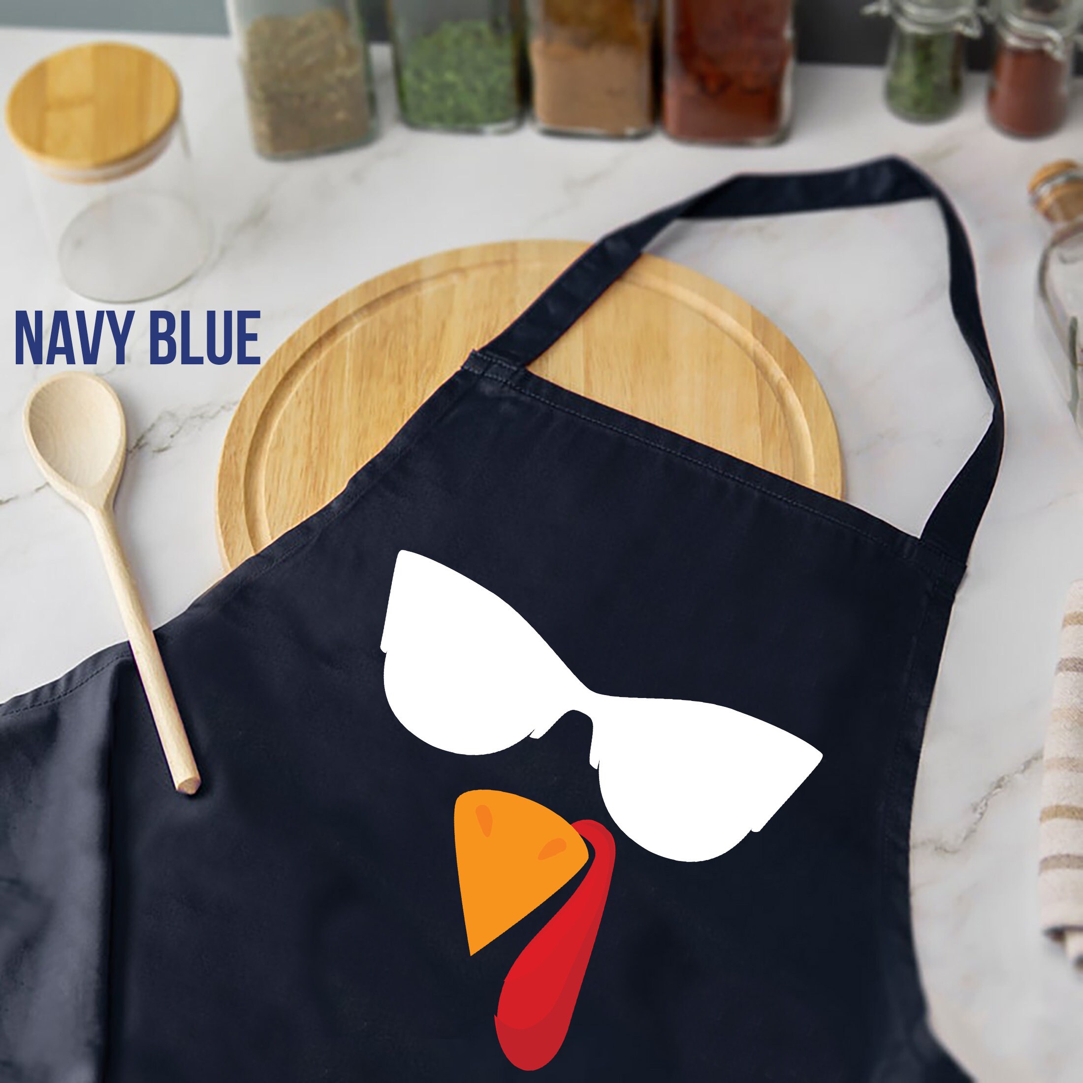 Personalized Thanksgiving Aprons for Women Men Cute Turkey - Etsy