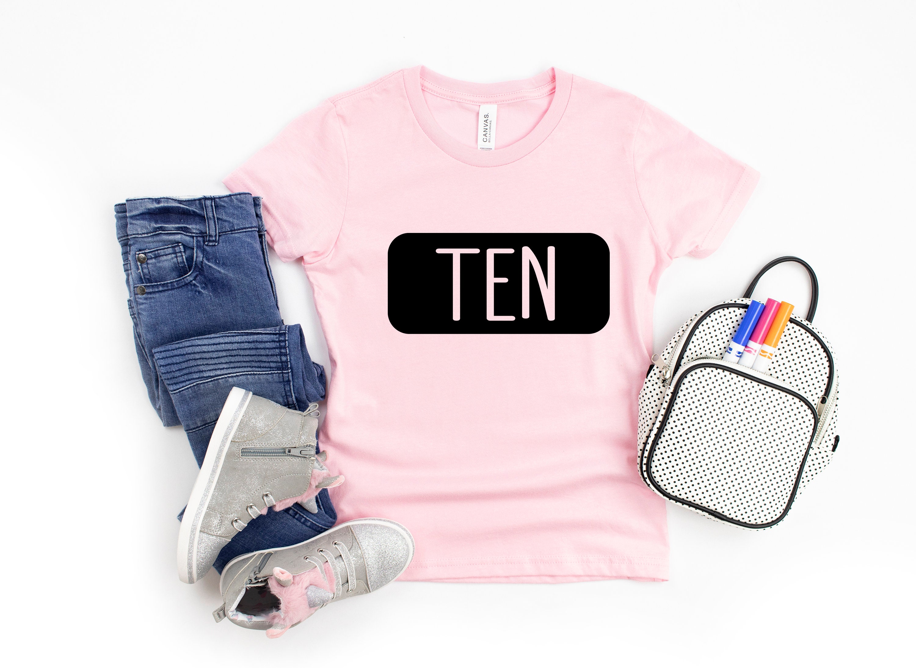 Hello Ten Shirt 10th Birthday Shirt Ten Shirt Tenth | Etsy