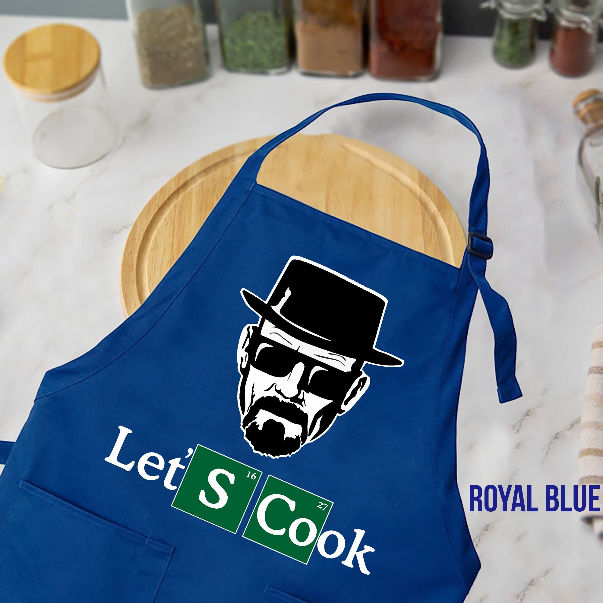Apron for Men Let's Cook Custom Mens Apron Personalized - Etsy