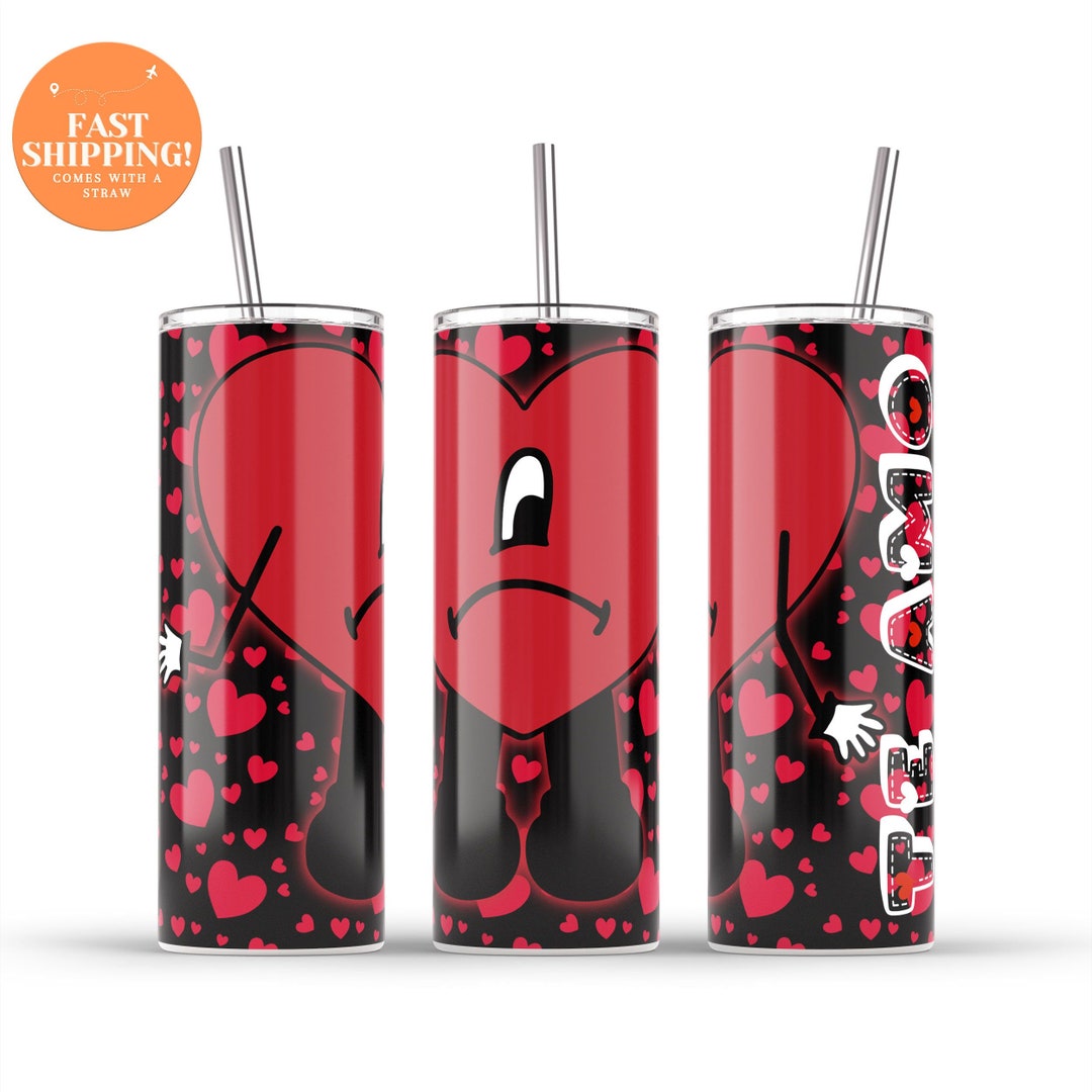 Un Verano Sin Ti Bad Bunny Inspired 20oz Skinny Tumbler, Bad Bunny Gift ...