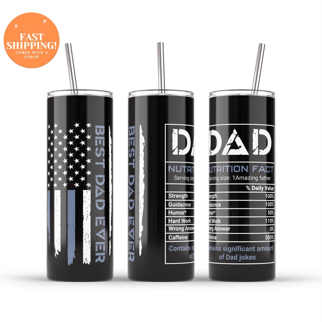 Best Dad Ever Tumbler, Dad Tumbler for Father's Day, Dad Gifts, Dad Cup ...