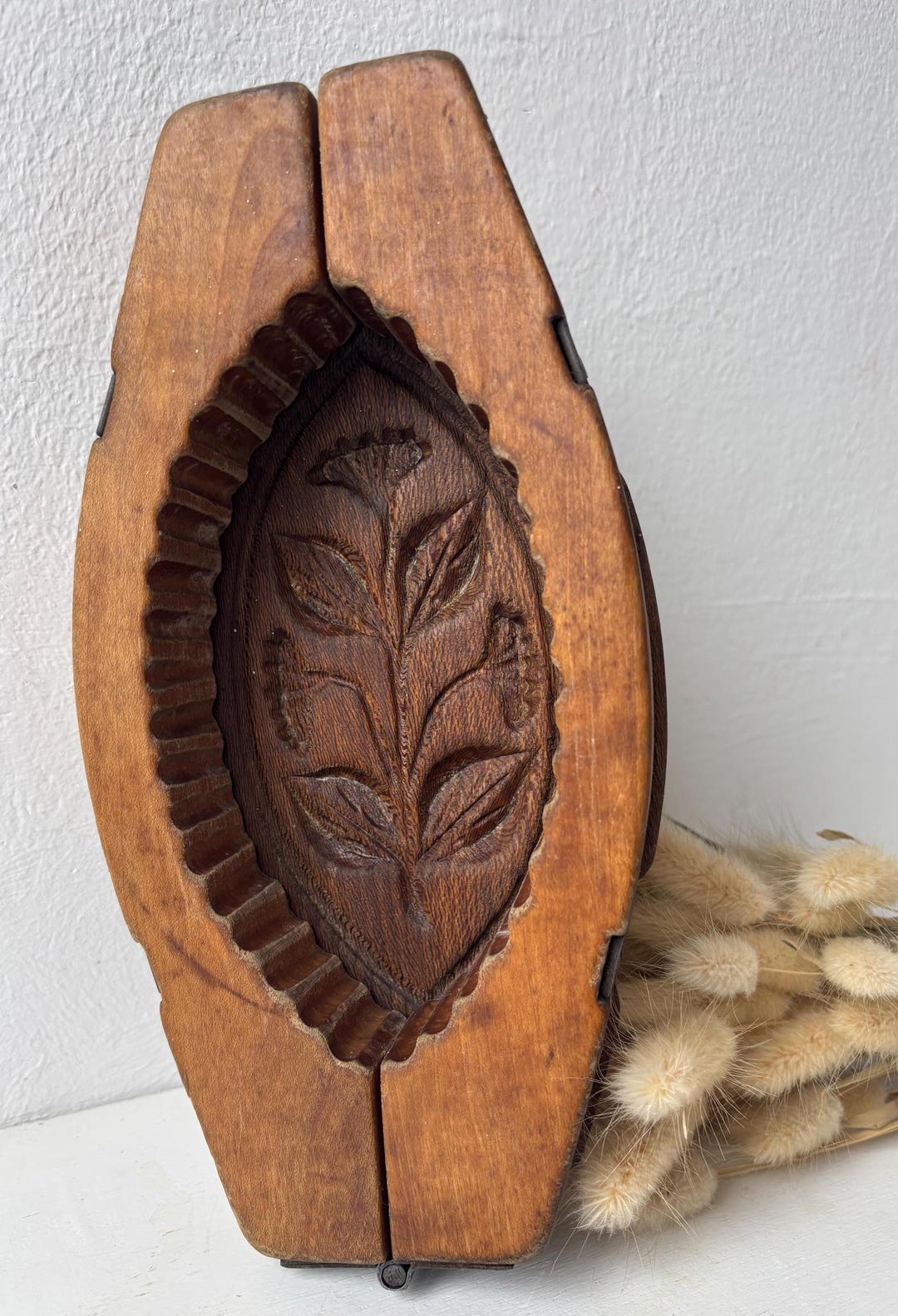 French Butter Mould, Vintage French Wooden Butter Mould, French Country ...