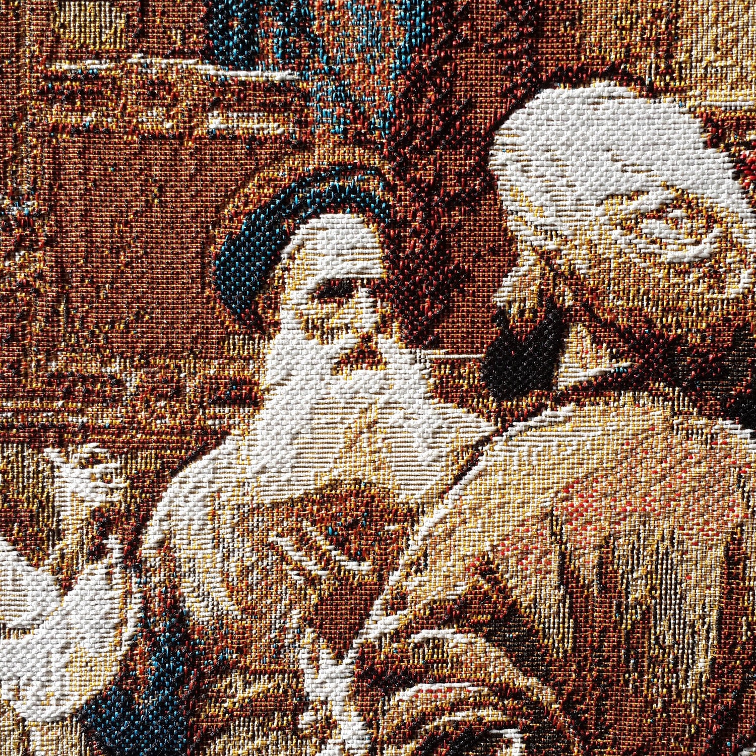 Jean-leon Gerome Painting the Carpet Merchant Woven Tapestry - Etsy