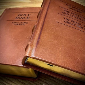 Set Triple Combination Holy Bible Set Leatherbound LDS Scriptures Gift ...