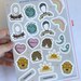 Islamic Merit Award Reward Teacher Stickers Unique Hand Drawn A5 Girl ...