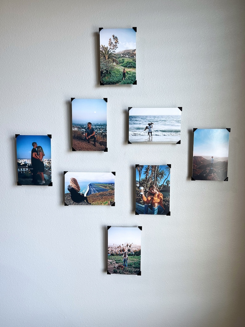 Collage of 8 Pictures - Easy to Hang System (size 4x6") - Etsy