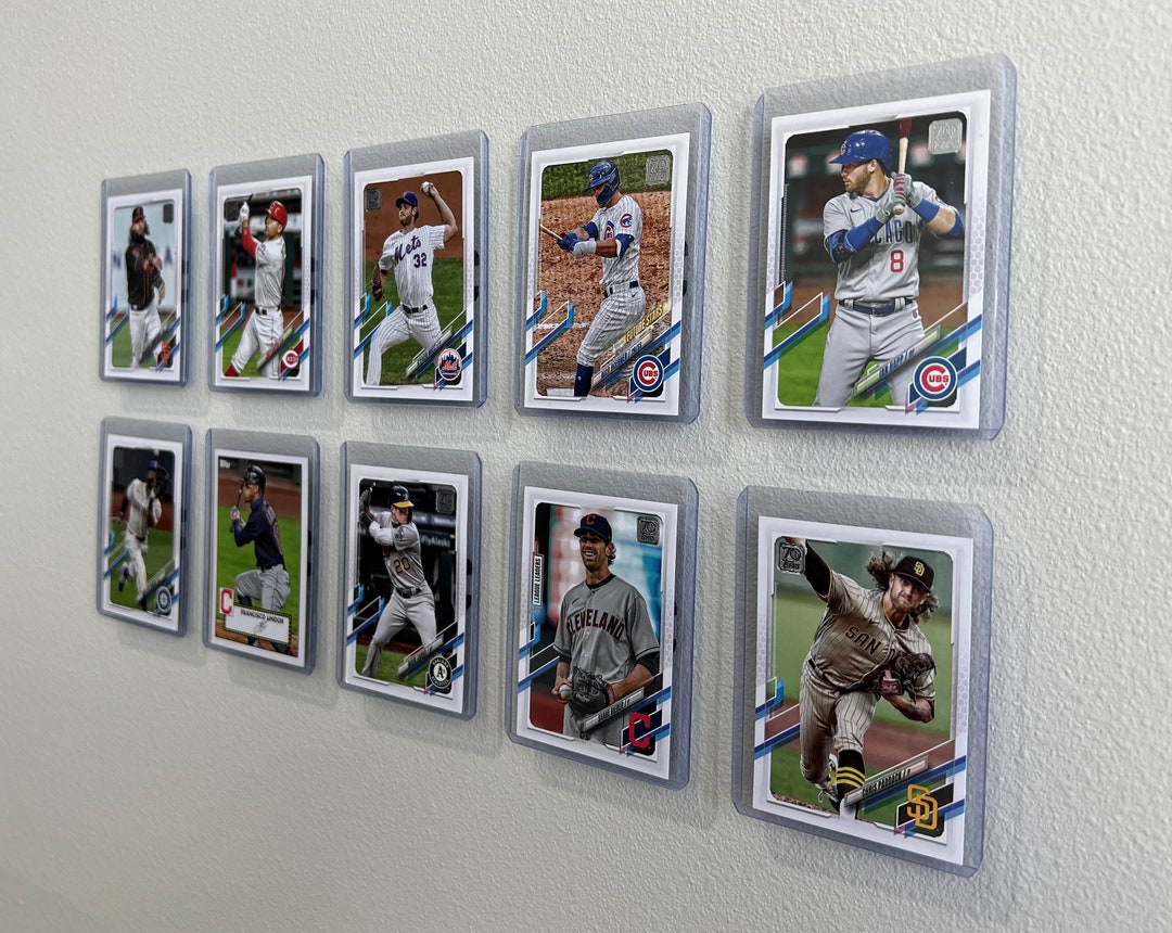 Floating Trading Card Wall Display - Set of 10 - Etsy