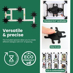 Trading Card Wall Display - Set of 8 - Etsy