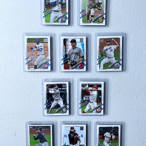 Floating Trading Card Wall Display - Set of 10 - Etsy
