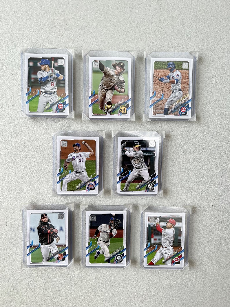 Trading Card Wall Display Set of 8 - Etsy