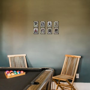 Trading Card Wall Display - Set of 8 - Etsy