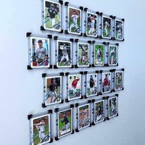 Trading Card Wall Display- Set of 20 - Etsy