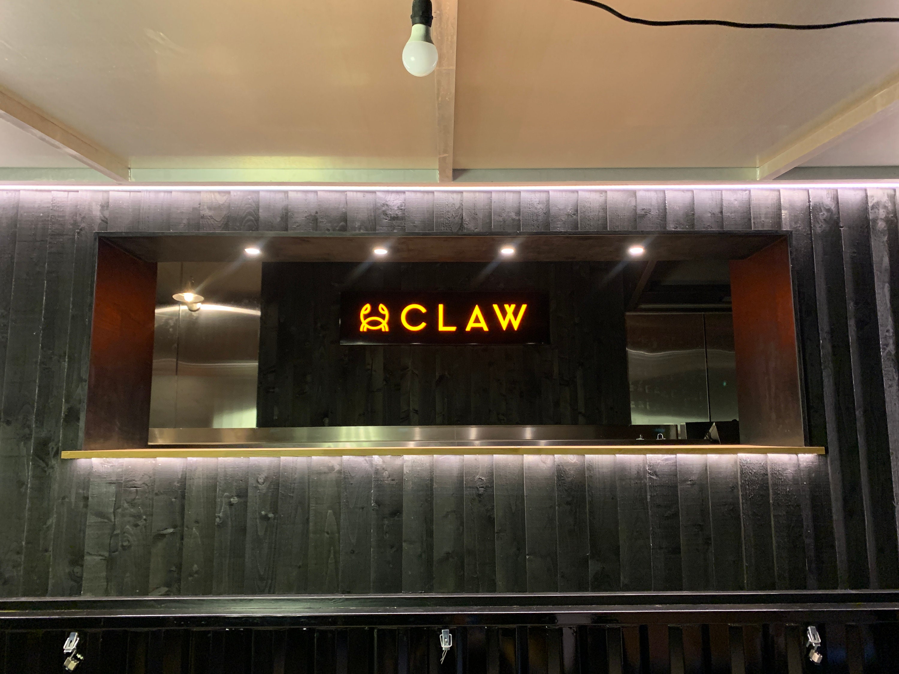 Push Through Acrylic Aluminium Logo Sign Bespoke Sign Tray With Led's ...