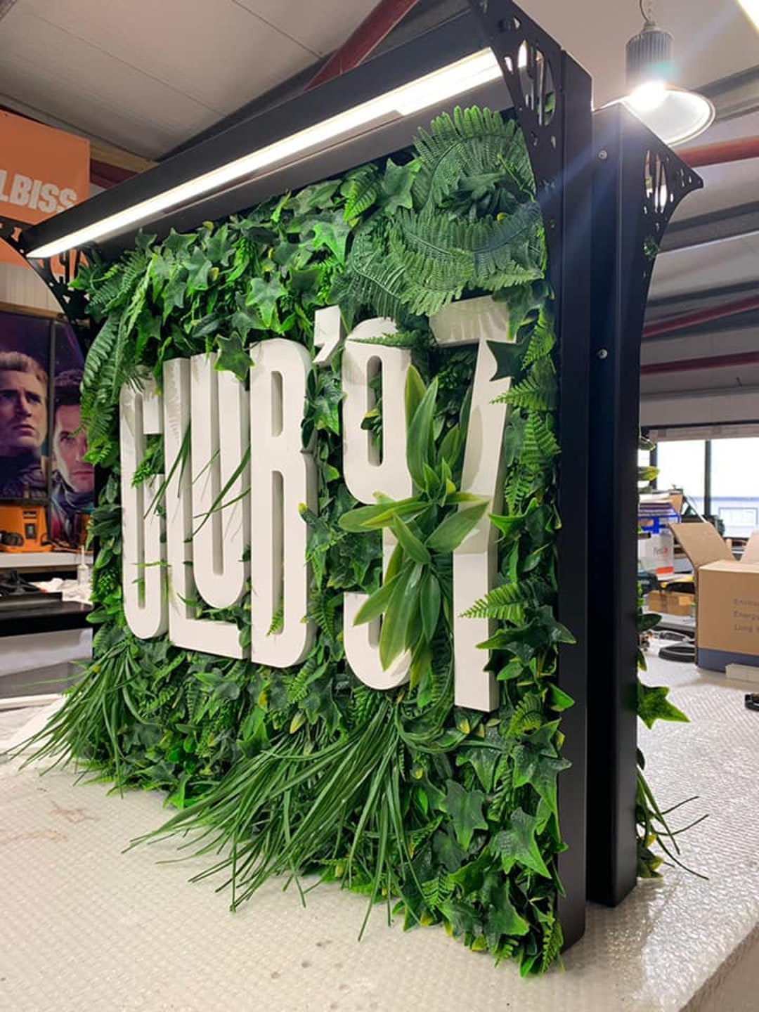 Bespoke Made to Order Storefront Wall Mounted Aluminium Projection Sign ...