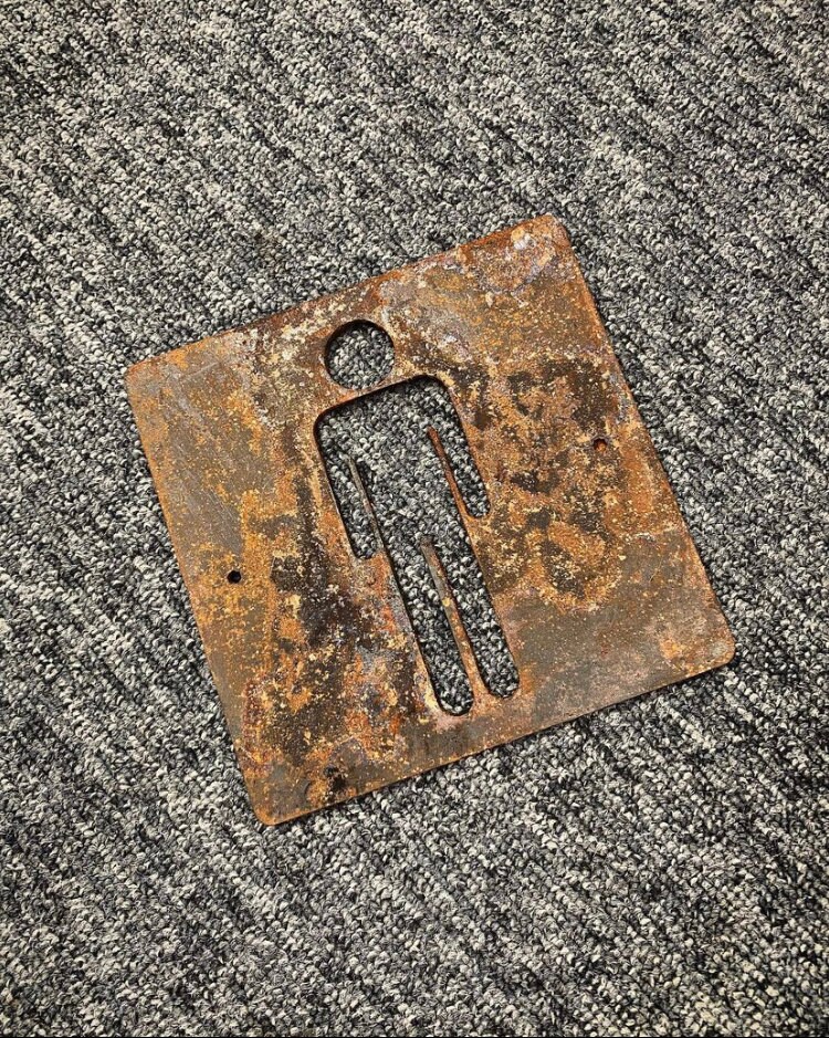 Bespoke Toilet Signs Rusted Aluminium Effect - Etsy