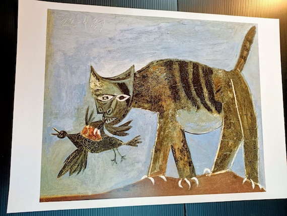 Pablo Picasso Cubismo Gato Pablo Picasso Mujer Con Gato (1900).