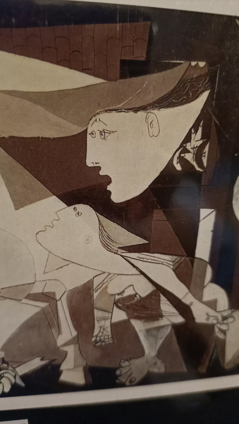 The Guernica. Pablo Picasso. Art Print Reproduction Sheet 25 X 35 Cms ...
