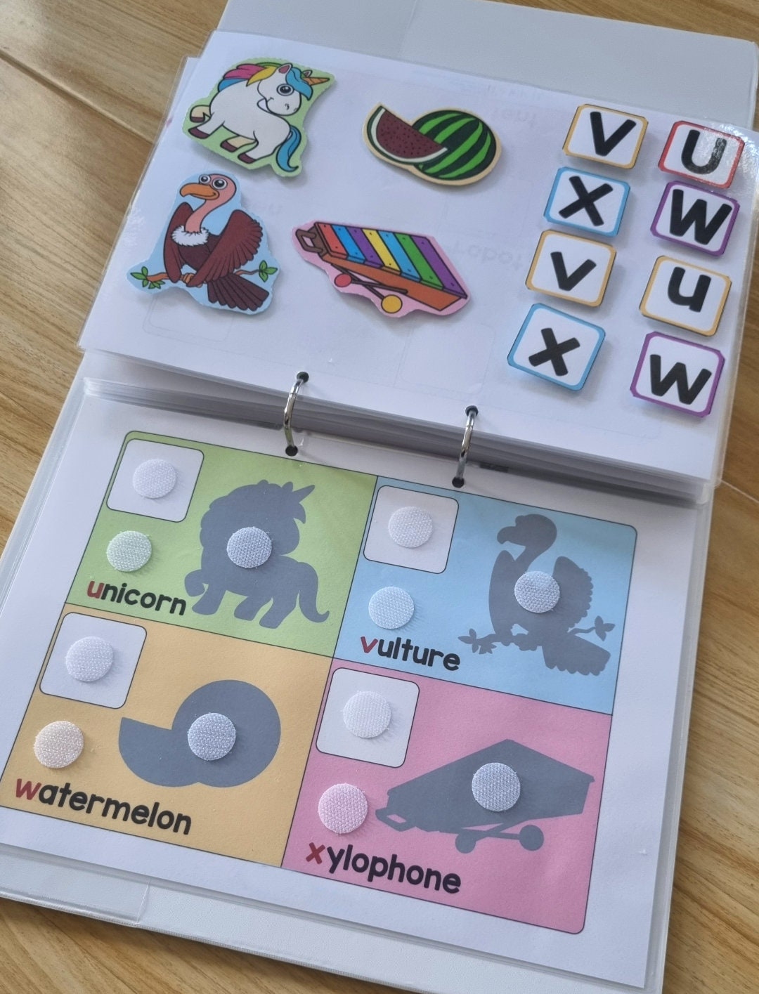 ABC Printable Silent Book Kids Learning Homeschool Activity - Etsy