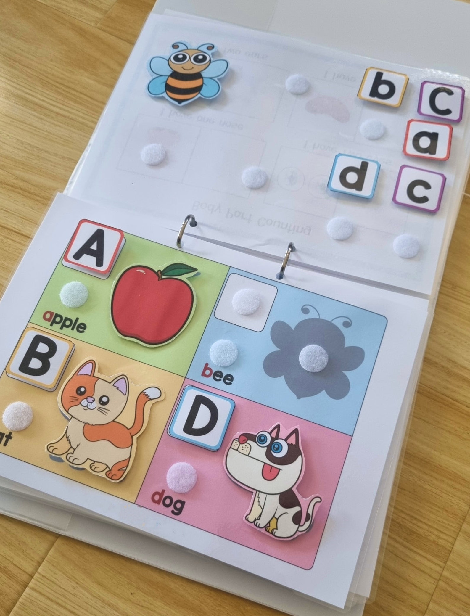 ABC Printable Silent Book, Kids Learning, Homeschool Activity - Etsy