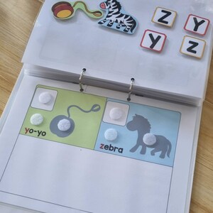 ABC Printable Silent Book, Kids Learning, Homeschool Activity - Etsy