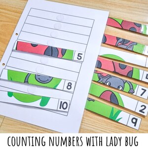 Shapes Numbers ABC Colors Matching Activity Silent Book Printable Sheet ...
