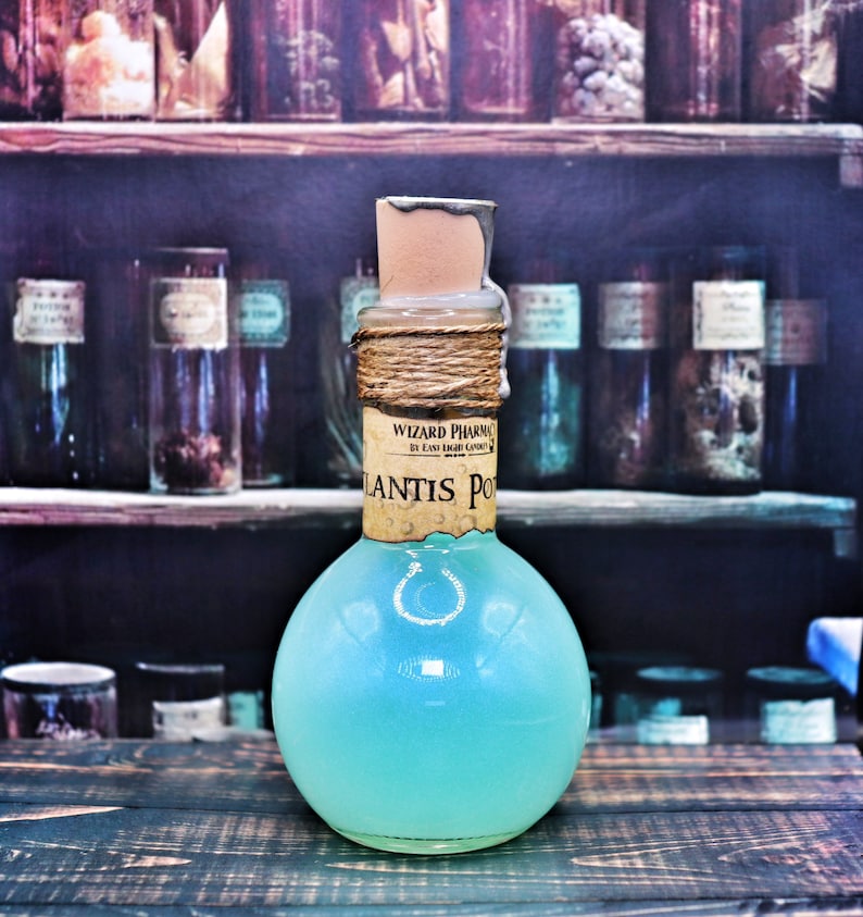 Atlantis Potion, Handmade Decorative Magic Potion, Handmade Magic ...