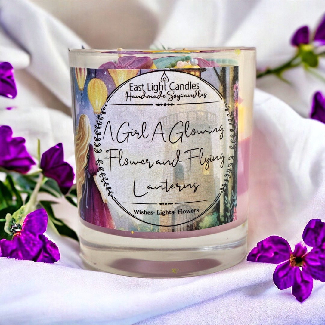 Rapunzel Candle | Handmade Scented Candle | Scented Soy Wax Candle ...