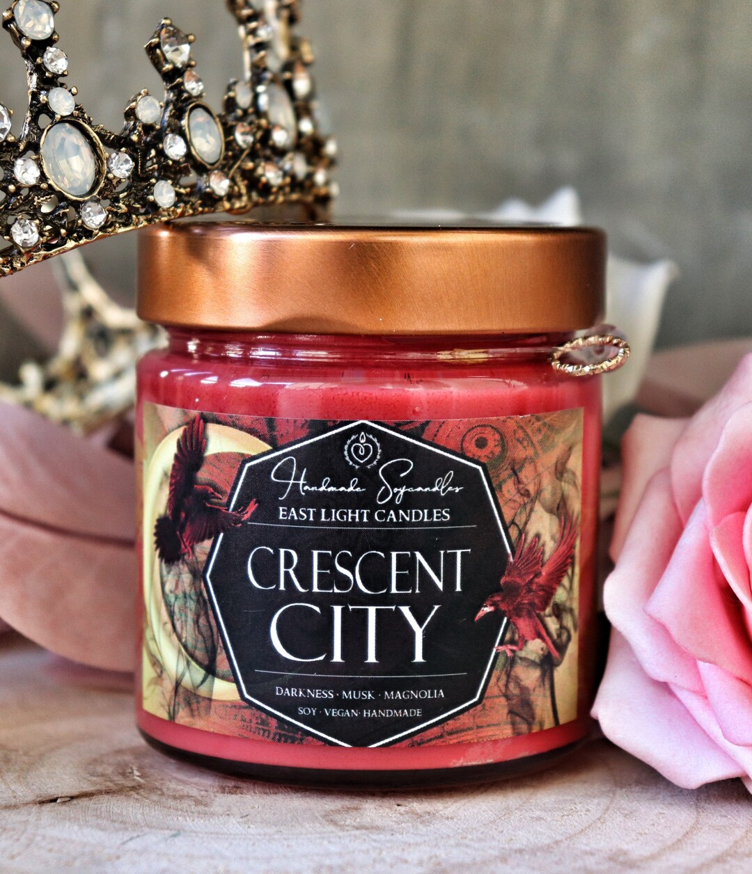 Crescent City Candle | Kerze Handgemacht | Bookish Candle | Buchkerze ...